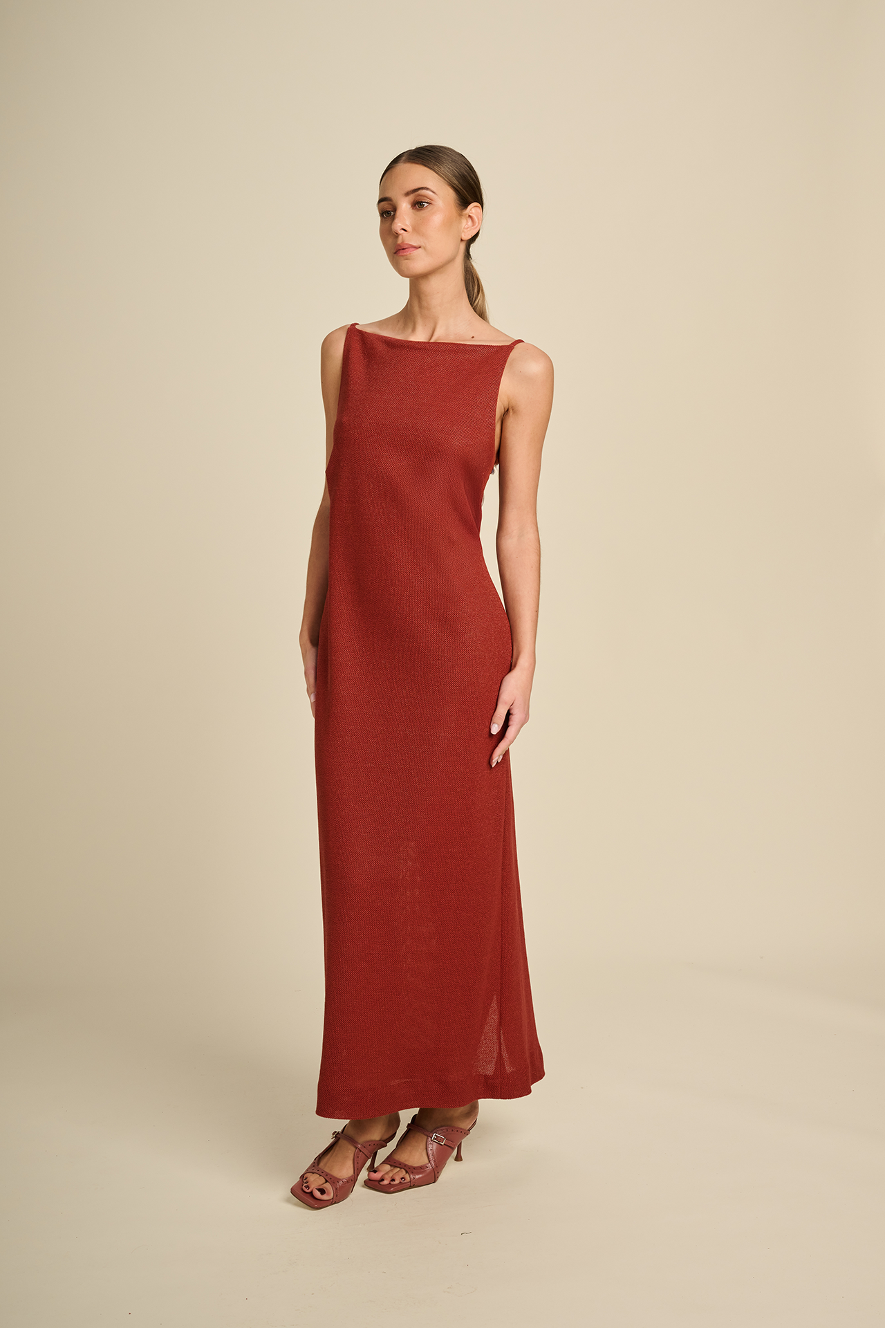 Trace dress Terracotta | March23